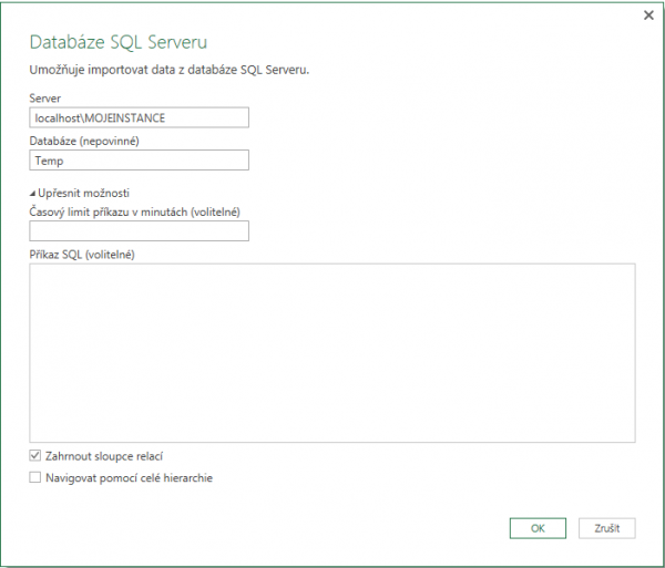Connecting to SQL Server | Power Query | Jan Zedníček